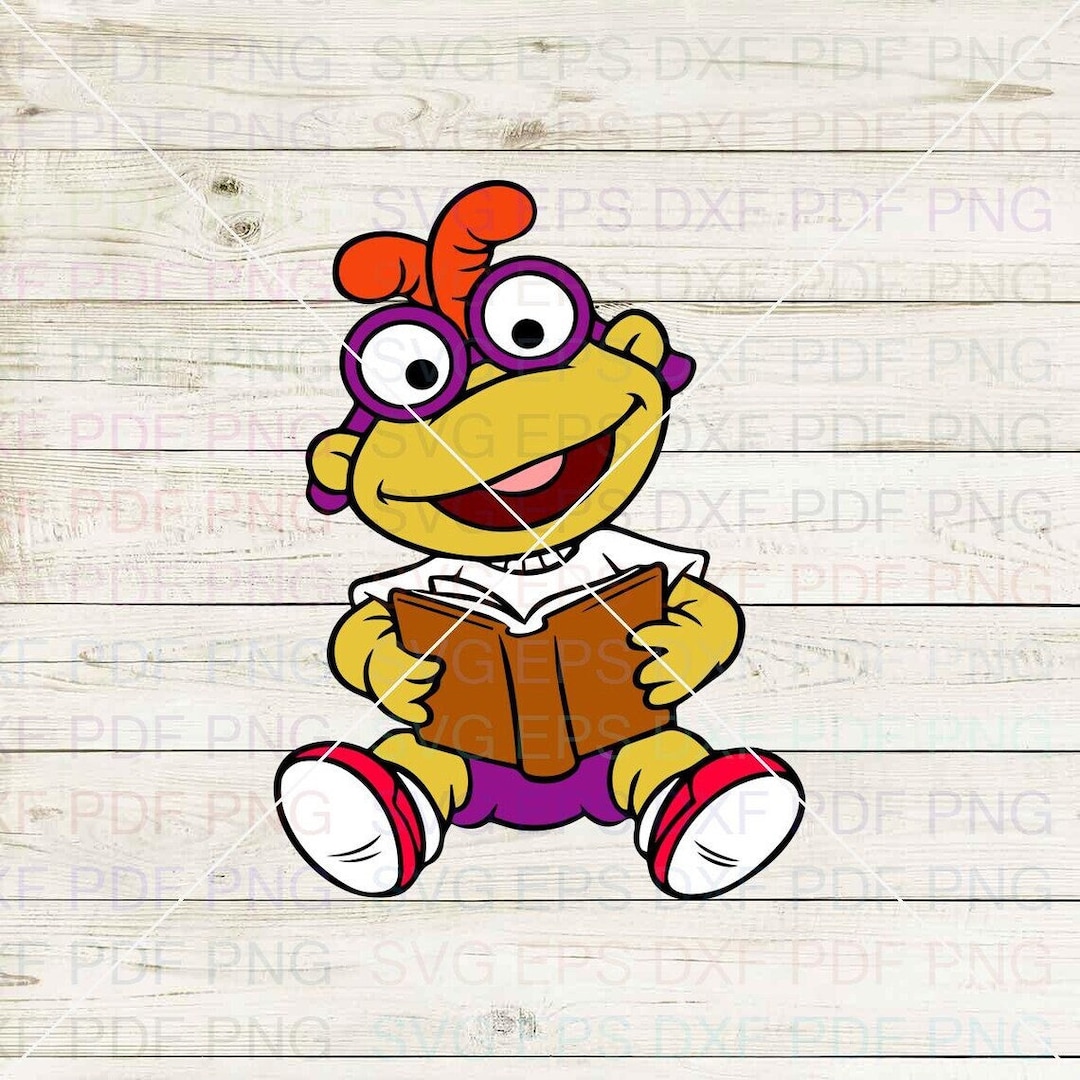Baby_scooter_muppet_babies_030 Svg Dxf Eps Pdf Png, Cricut, Cutting ...