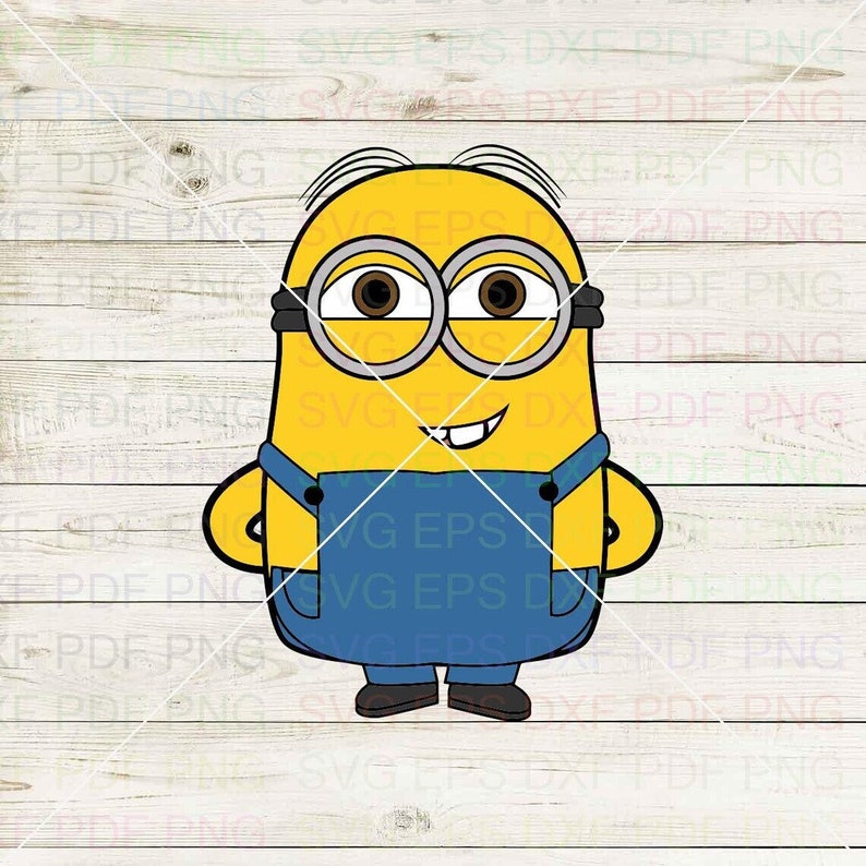 Minions_025 Svg Dxf Eps Pdf Png, Cricut, Cutting File, Vector, Clipart ...