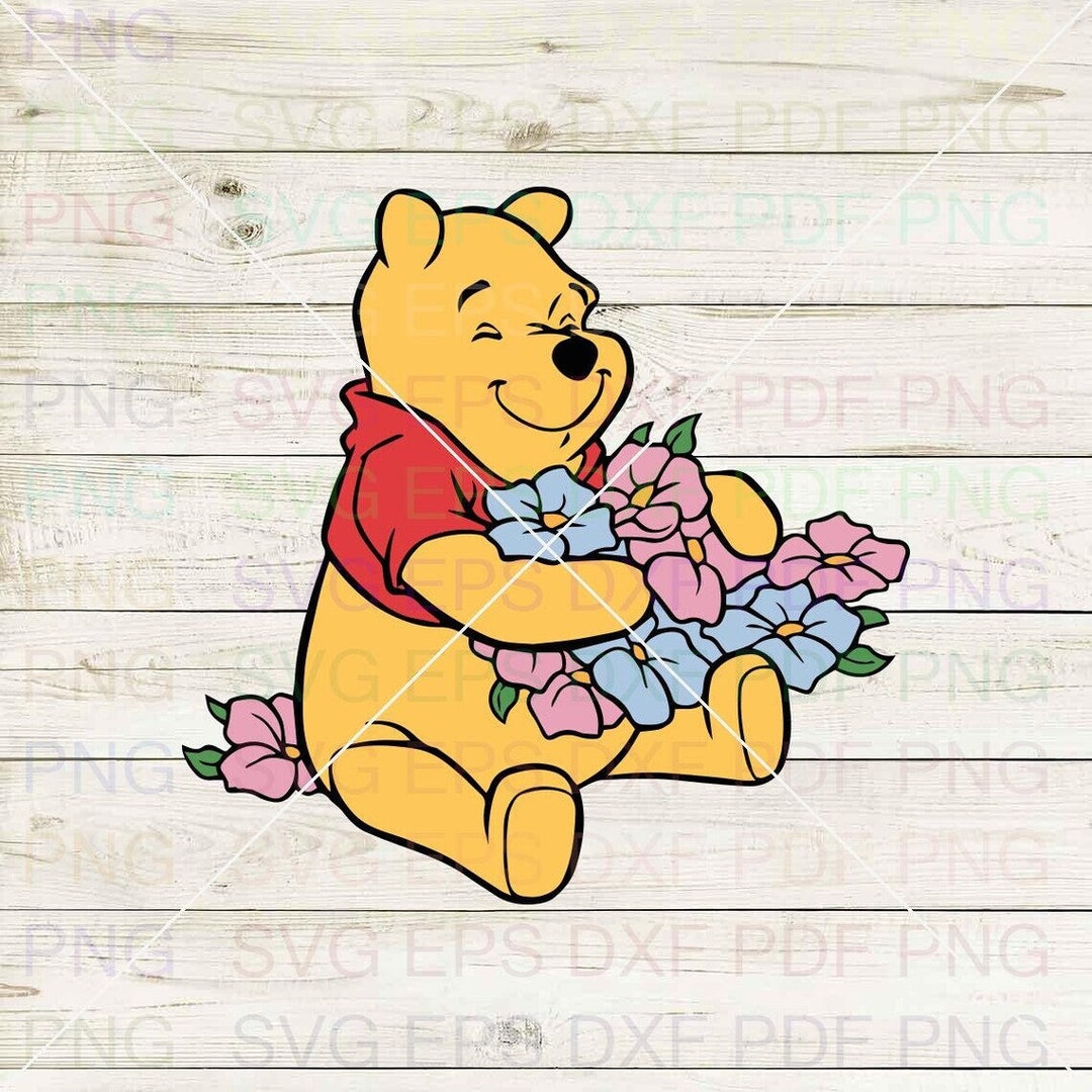 Winnie_the_pooh_015 Svg Dxf Eps Pdf Png, Cricut, Cutting File, Vector ...