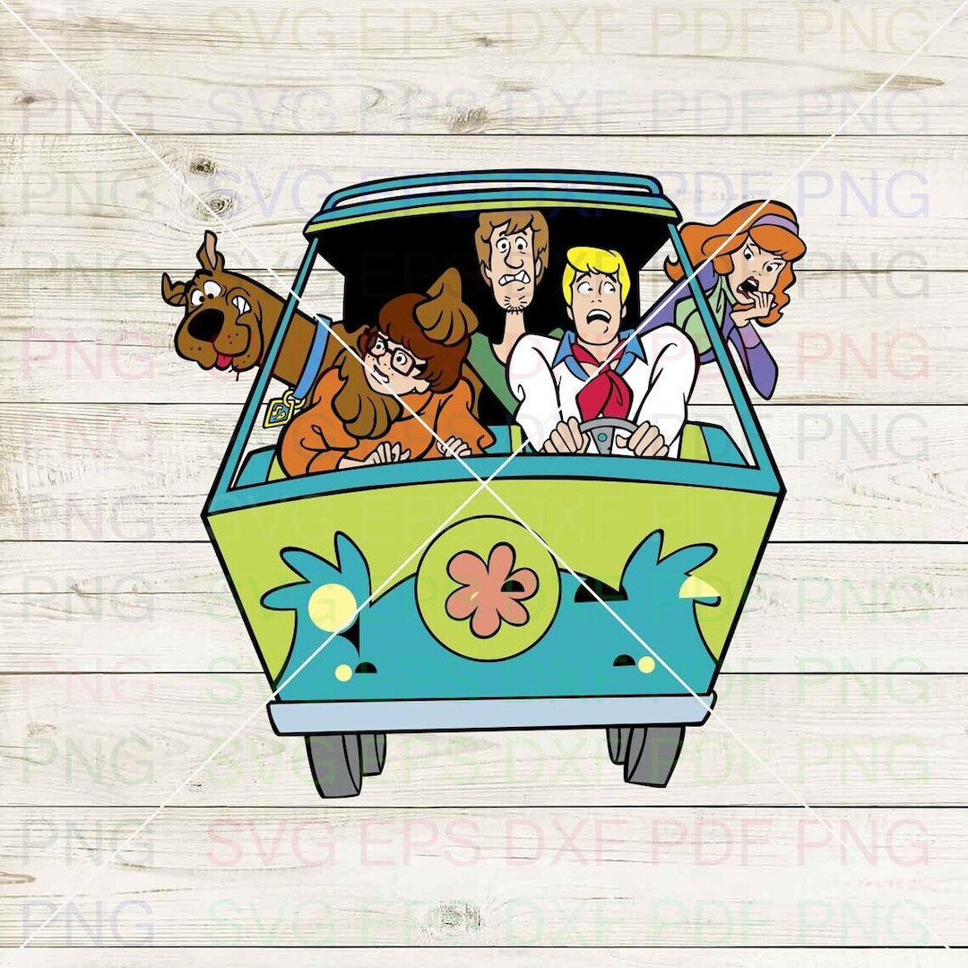 Velma_daphne_shaggy_fred_friends_scooby_doo_021 Svg Dxf Eps Pdf Png ...