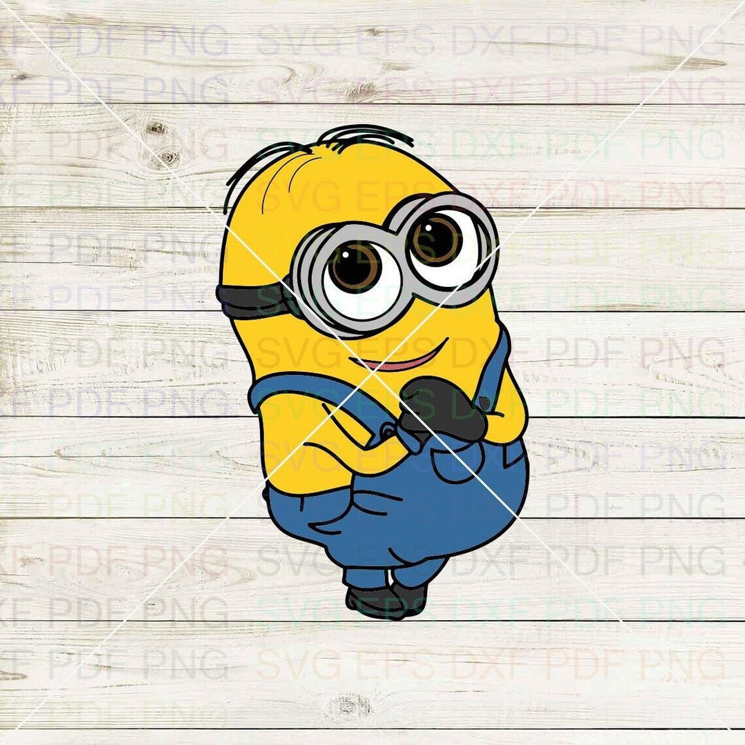 Minions_026 Svg Dxf Eps Pdf Png, Cricut, Cutting File, Vector, Clipart ...