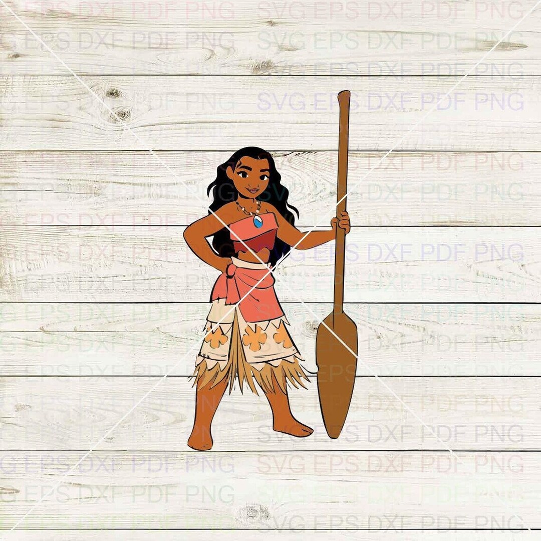 Moana_006 Svg Dxf Eps Pdf Png, Cricut, Cutting File, Vector, Clipart ...