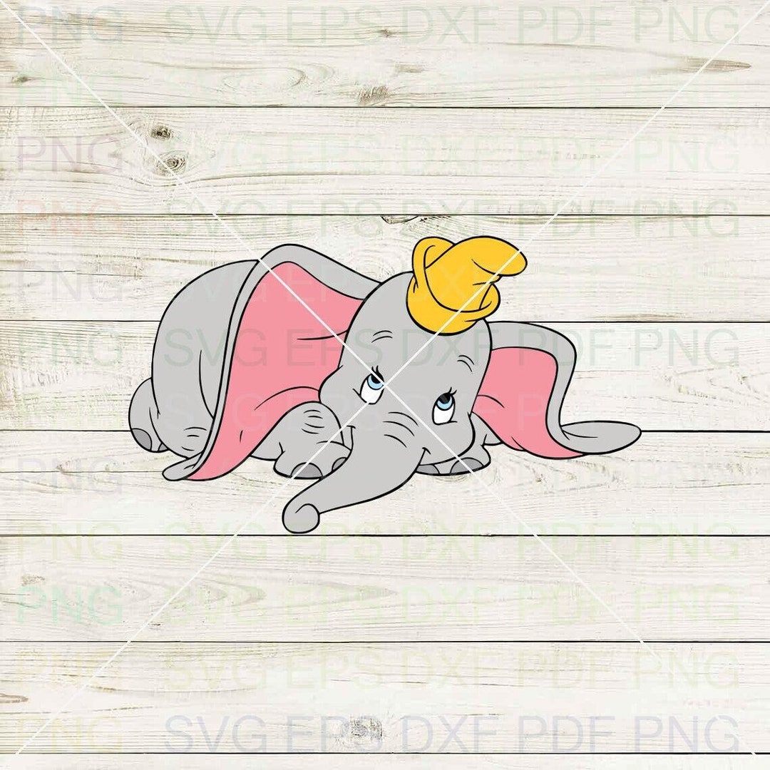 Dumbo_025 Svg Dxf Eps Pdf Png, Cricut, Cutting File, Vector, Clipart ...