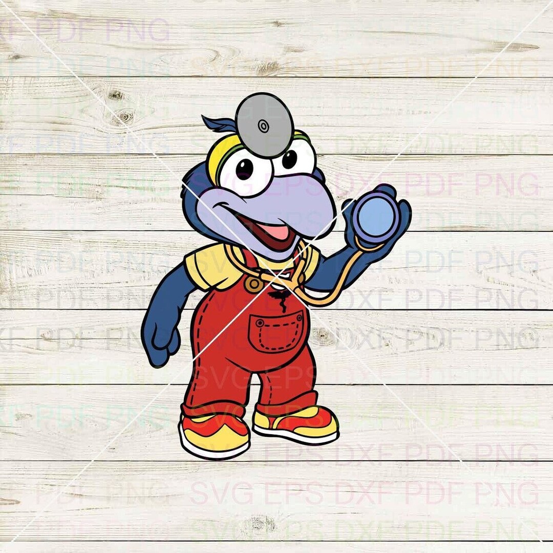 Baby_gonzo_muppet_babies_032 Svg Dxf Eps Pdf Png, Cricut, Cutting File ...