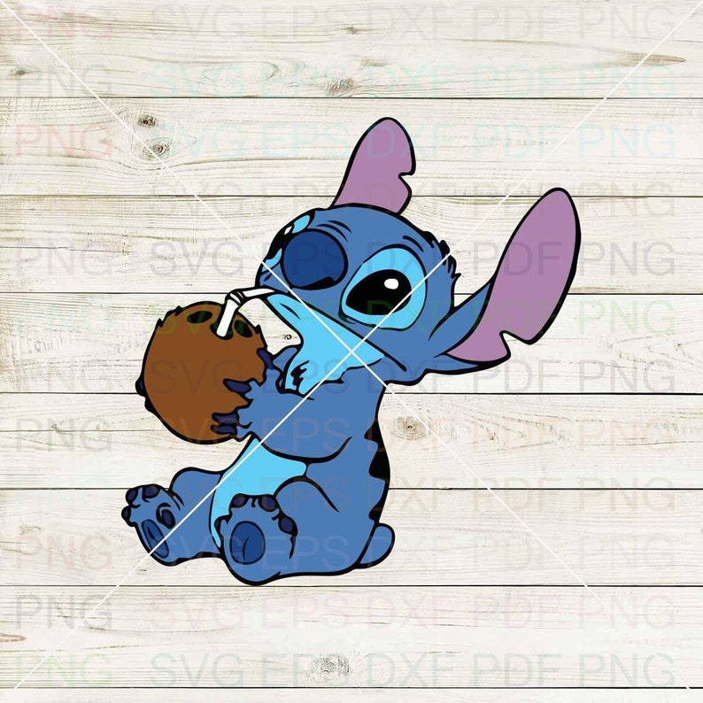 Lilo_and_stitch_025 Svg Dxf Eps Pdf Png, Cricut, Cutting File, Vector ...