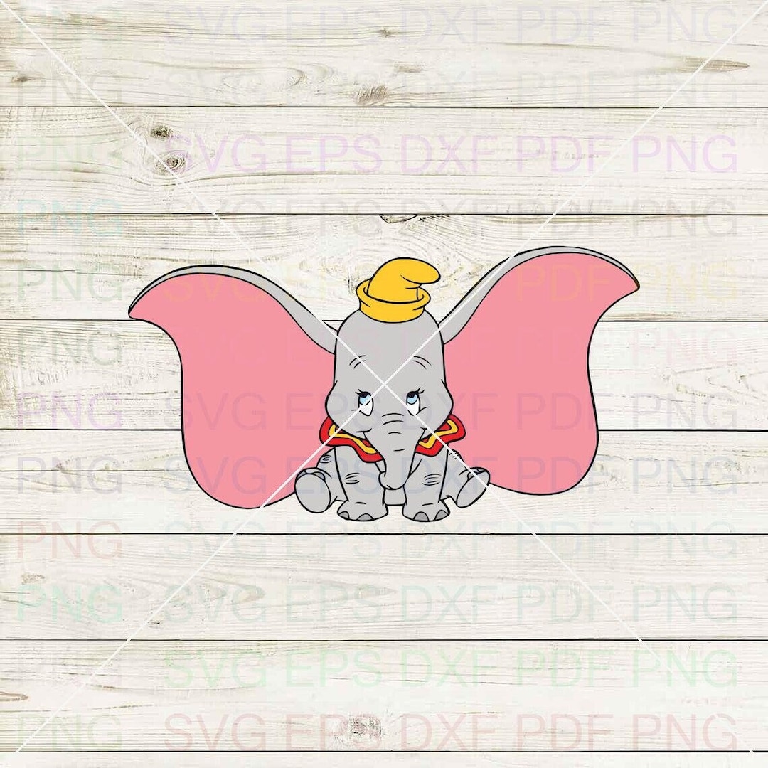 Dumbo_020 Svg Dxf Eps Pdf Png, Cricut, Cutting File, Vector, Clipart ...