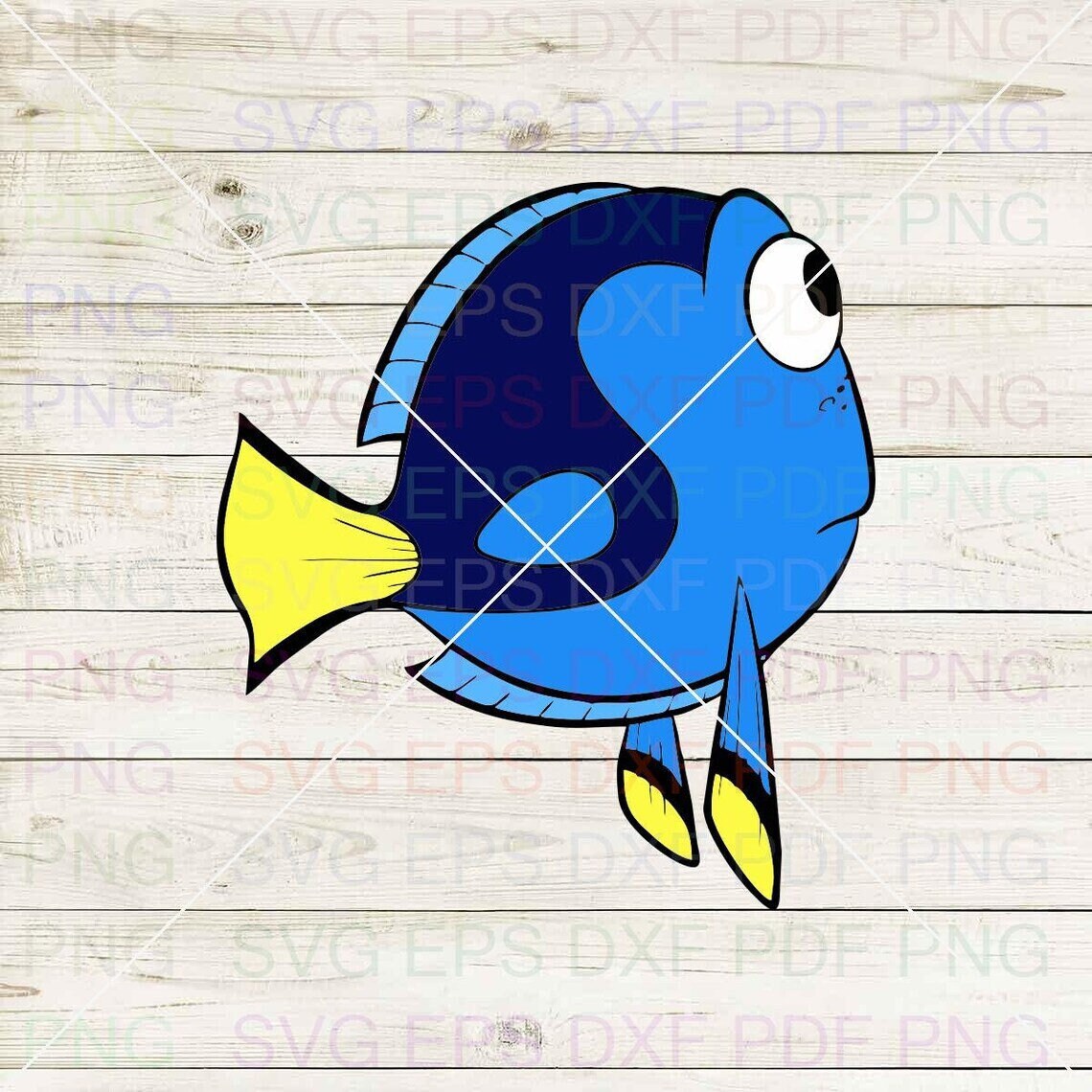 Dory_finding_nemo_018 Svg Dxf Eps Pdf Png, Cricut, Cutting File, Vector ...