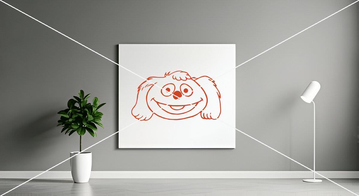 Baby_rowlf_outline_muppet_babies_013 Svg Dxf Eps Pdf Png, Cricut ...