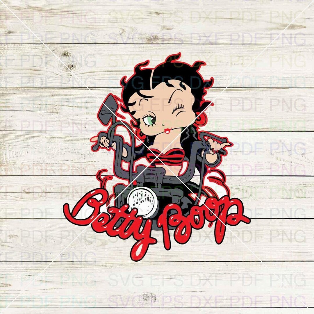 Betty_boop_001 Svg Dxf Eps Pdf Png, Cricut, Cutting File, Vector ...