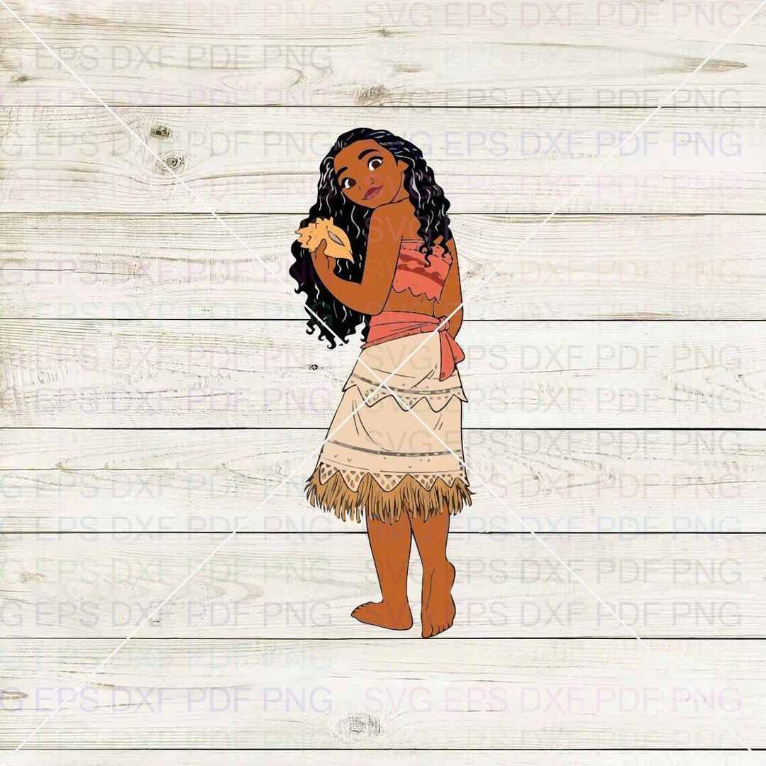 Moana_005 Svg Dxf Eps Pdf Png, Cricut, Cutting File, Vector, Clipart ...