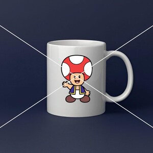 Toad_super_mario_016 Svg Dxf Eps Pdf Png, Cricut, Cutting File, Vector ...