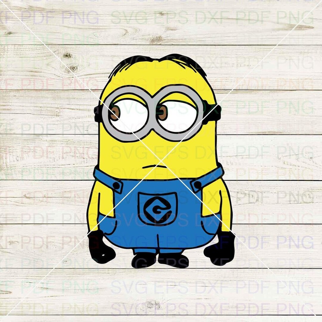 Minions_030 Svg Dxf Eps Pdf Png, Cricut, Cutting File, Vector, Clipart ...