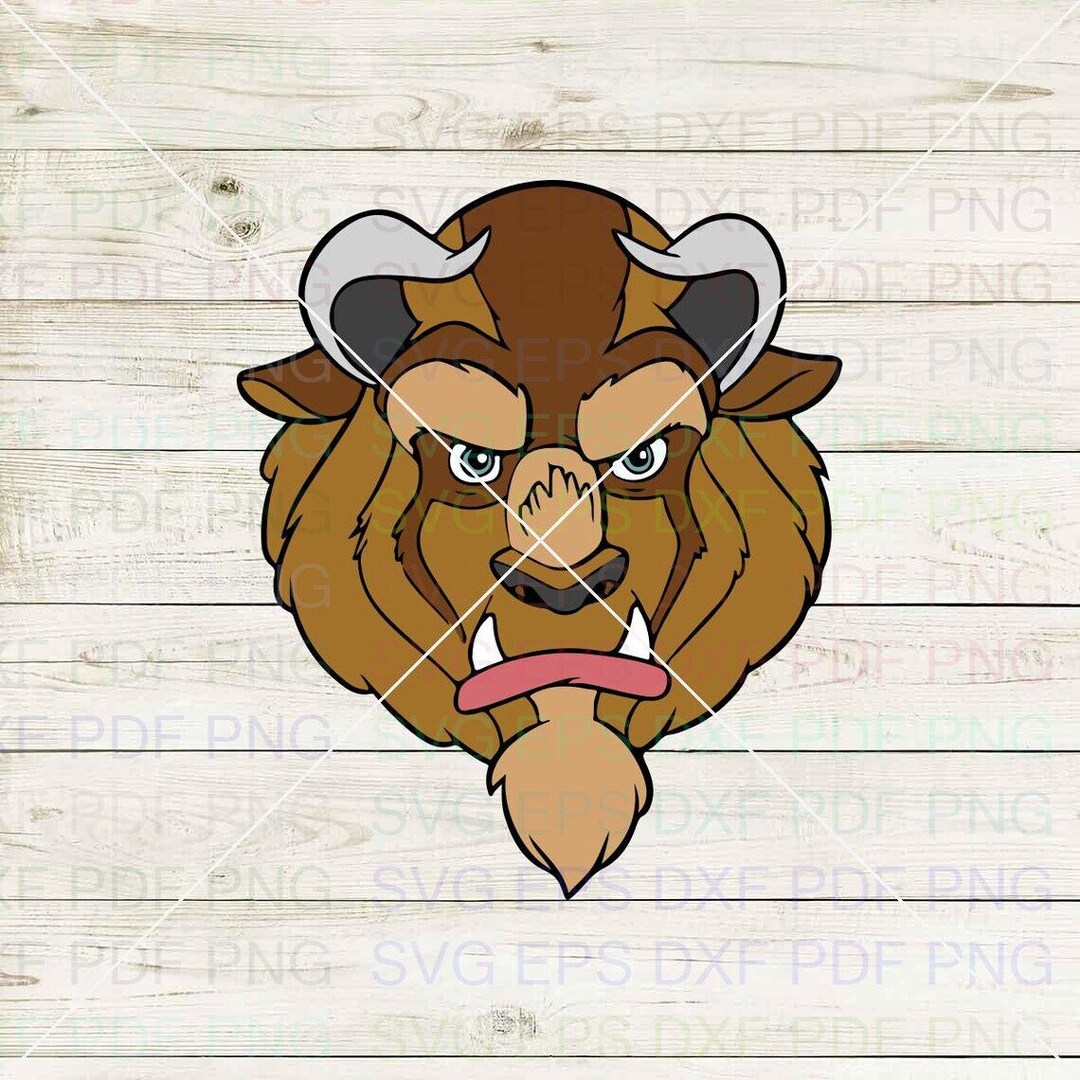 Beast_beauty_and_the_beast_065 Svg Dxf Eps Pdf Png, Cricut, Cutting ...