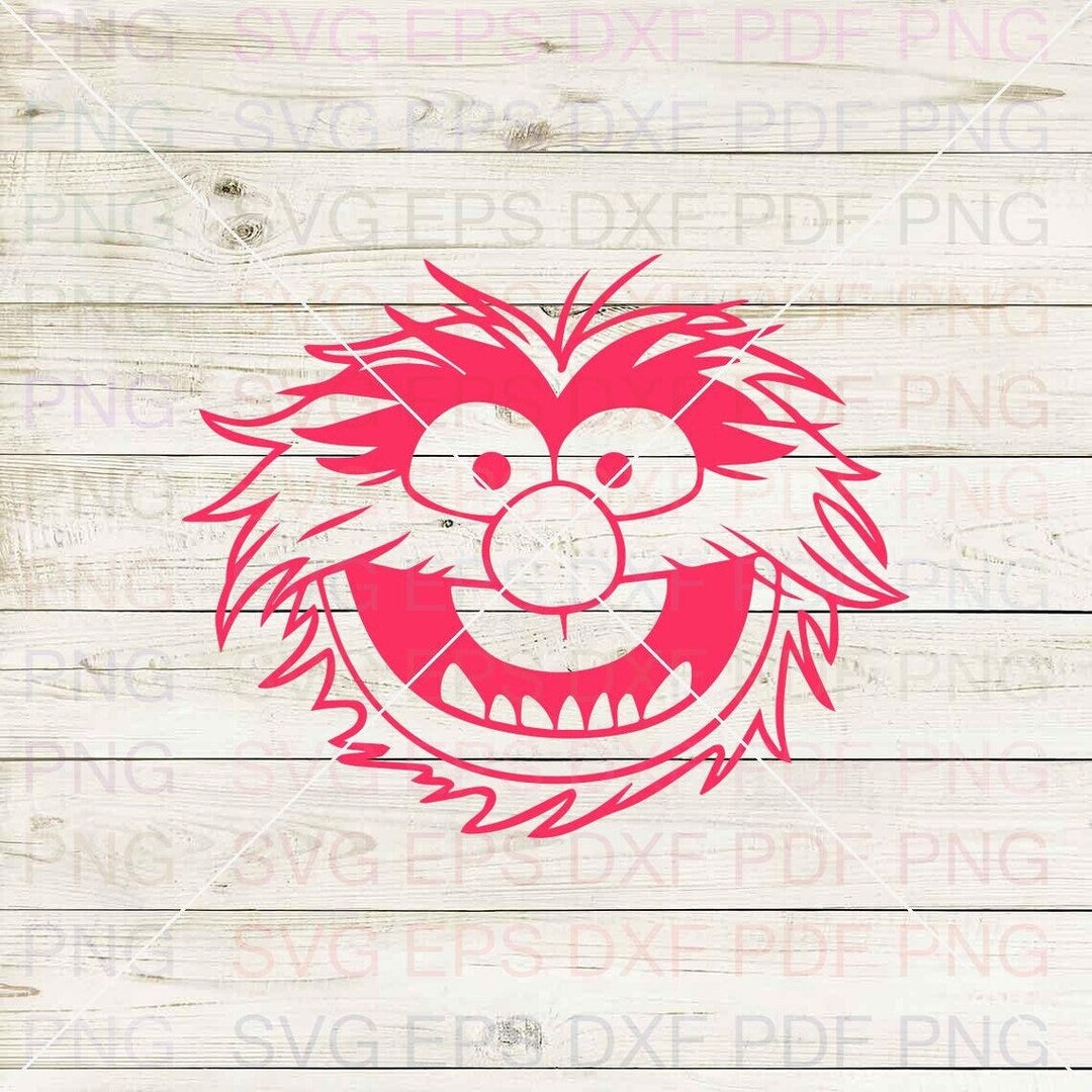 Rockin_outline_animal_muppet_babies_011 Svg Dxf Eps Pdf Png, Cricut ...