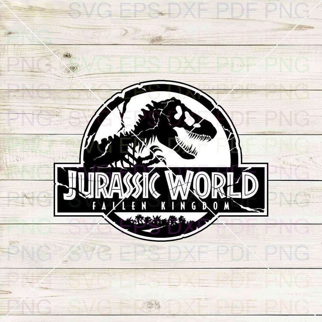 Jurassic_world_025 Svg Dxf Eps Pdf Png, Cricut, Cutting File, Vector ...