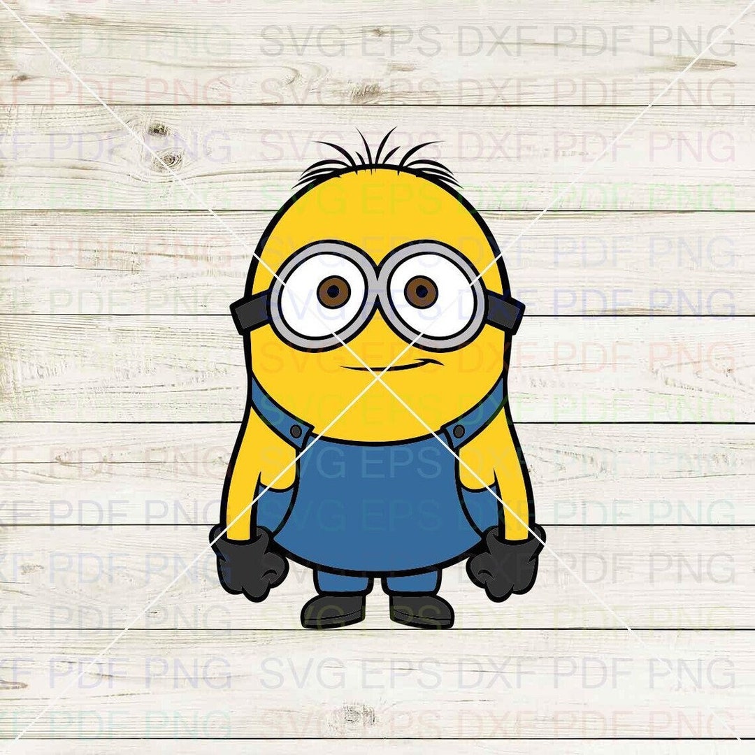 Minions_015 Svg Dxf Eps Pdf Png, Cricut, Cutting File, Vector, Clipart ...