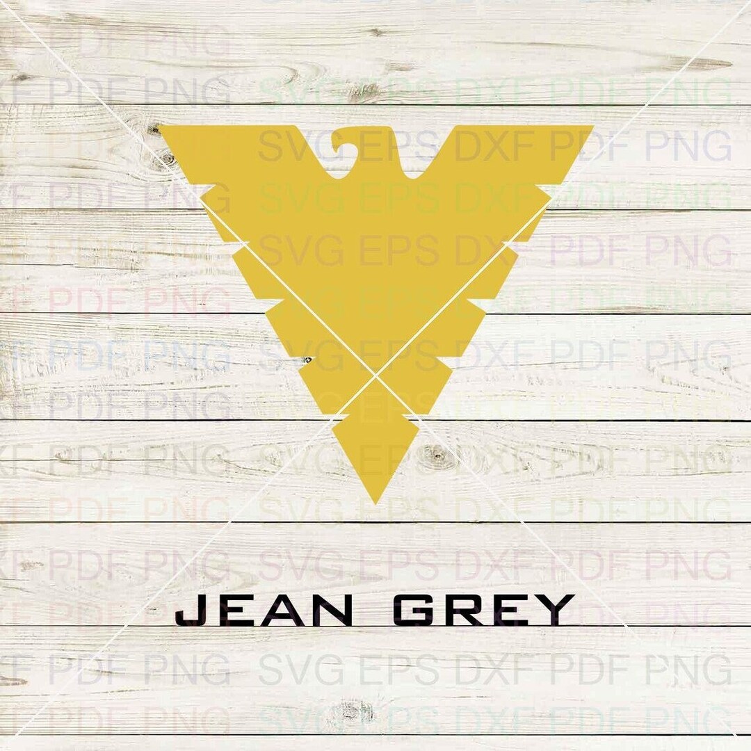 Jean_grey Svg Dxf Eps Pdf Png, Cricut, Cutting File, Vector, Clipart ...