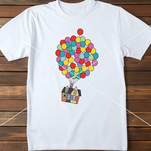 Up_house_balloons_up_016 Svg Dxf Eps Pdf Png, Cricut, Cutting File ...