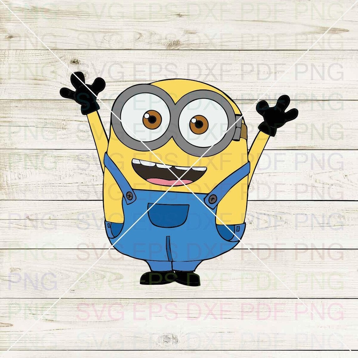 Minions_003 Svg Dxf Eps Pdf Png, Cricut, Cutting File, Vector, Clipart ...