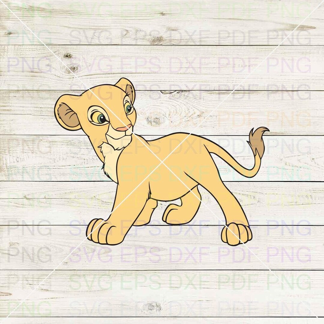 Nala_the_lion_king_004 Svg Dxf Eps Pdf Png, Cricut, Cutting File ...
