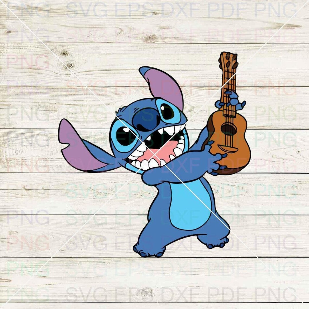 Stitch_lilo_and_stitch_005 Svg Dxf Eps Pdf Png, Cricut, Cutting File ...