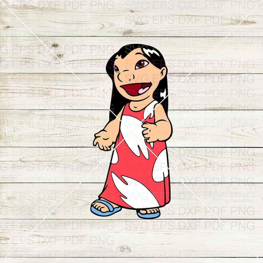 Lilo_lilo_and_stitch_010 Svg Dxf Eps Pdf Png, Cricut, Cutting File ...