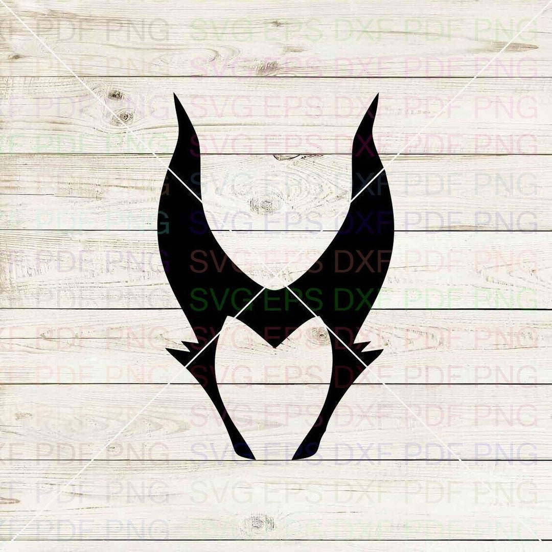Maleficent_silhouette_014 Svg Dxf Eps Pdf Png, Cricut, Cutting File ...