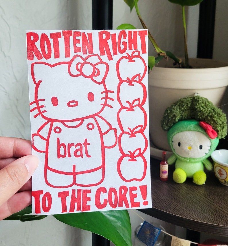 Hello Kitty X Charli XCX Print - Etsy