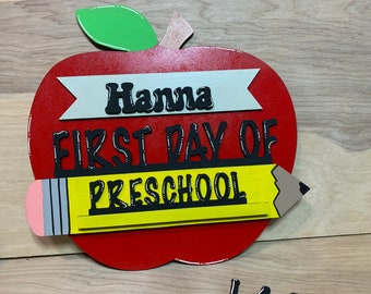 Back to School Apple Attachments Pencil Chalkboard Crayons School ...