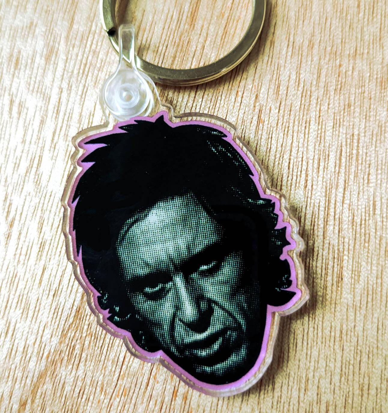Peep Show SUPER HANS Keychain - Etsy