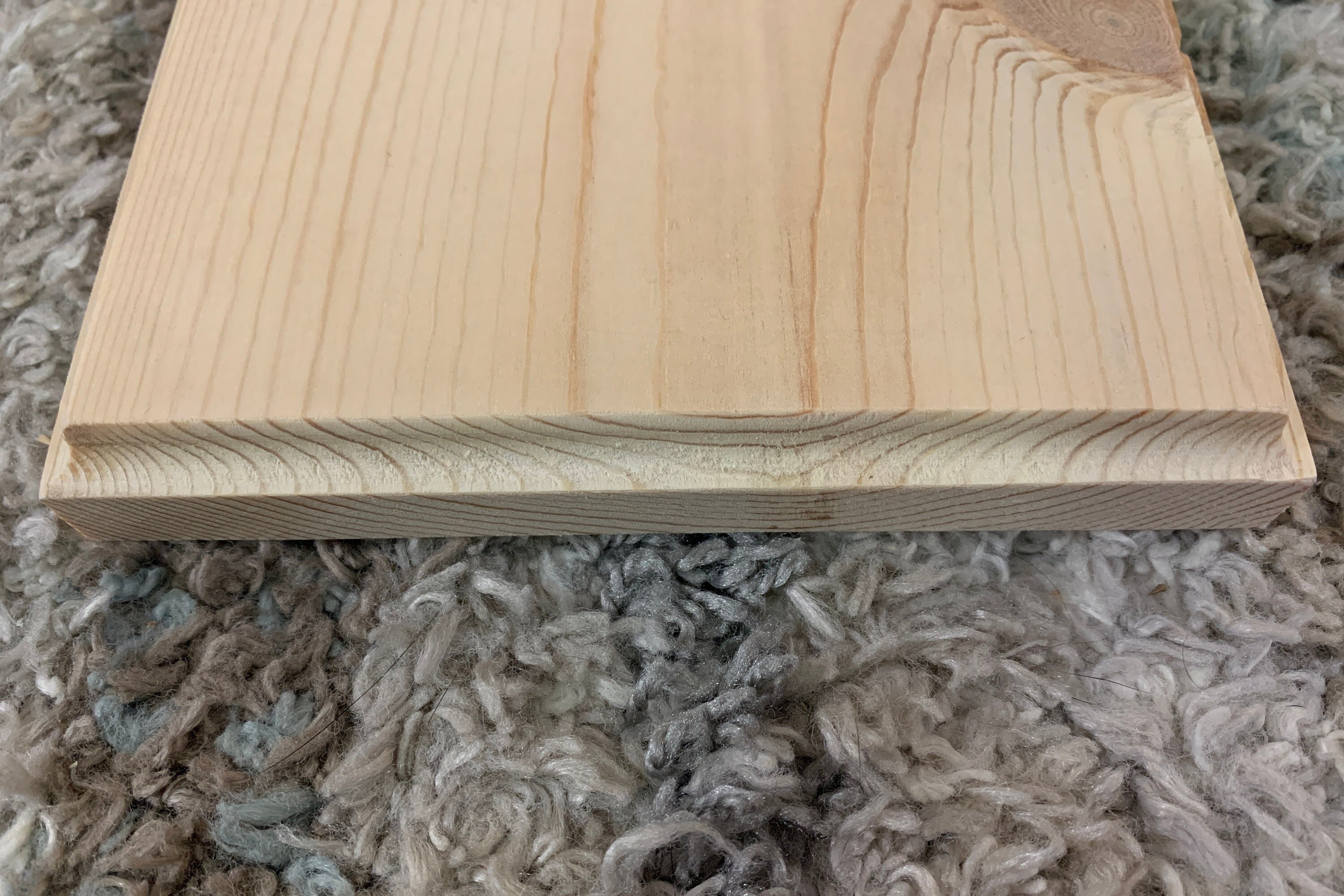 Unfinished Wood Beveled Plaques 7.5" X 8-22” Wide 3/4in Thick / Pine ...