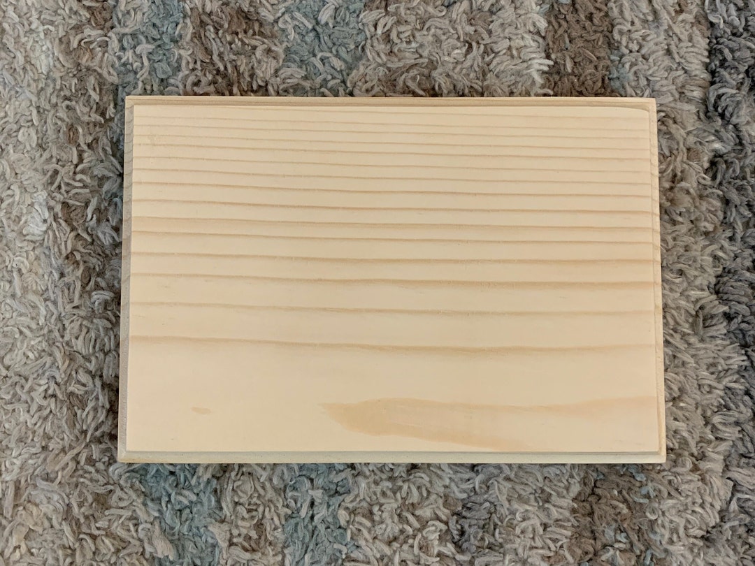 Unfinished Beveled Wood Plaques 5.5" X 6"-28" Wide 3/4in Thick / DIY ...