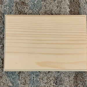 Unfinished Beveled Wood Plaques 5.5" X 6"-28" Wide 3/4in Thick / DIY ...