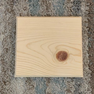 Unfinished Wood Beveled Plaques 7.5 X 8-22 Wide 3/4in Thick / Pine Wood ...