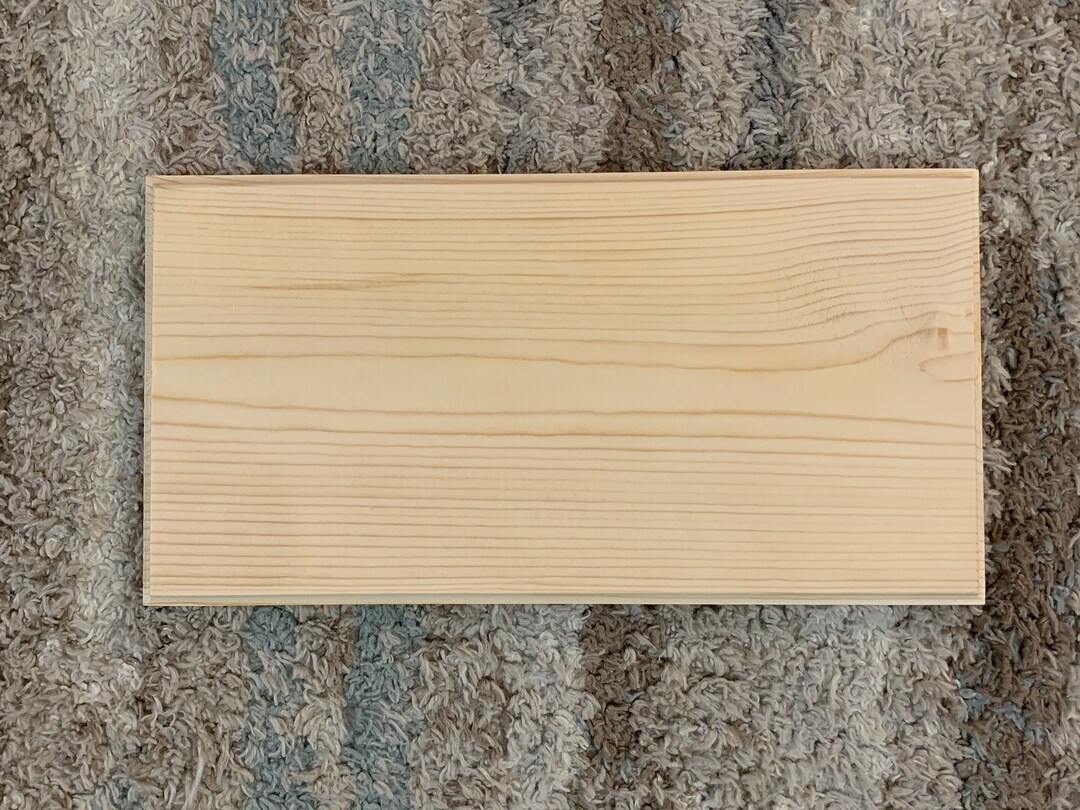 Unfinished Wood Beveled Plaques 7.5" X 8-22” Wide 3/4in Thick / Pine ...