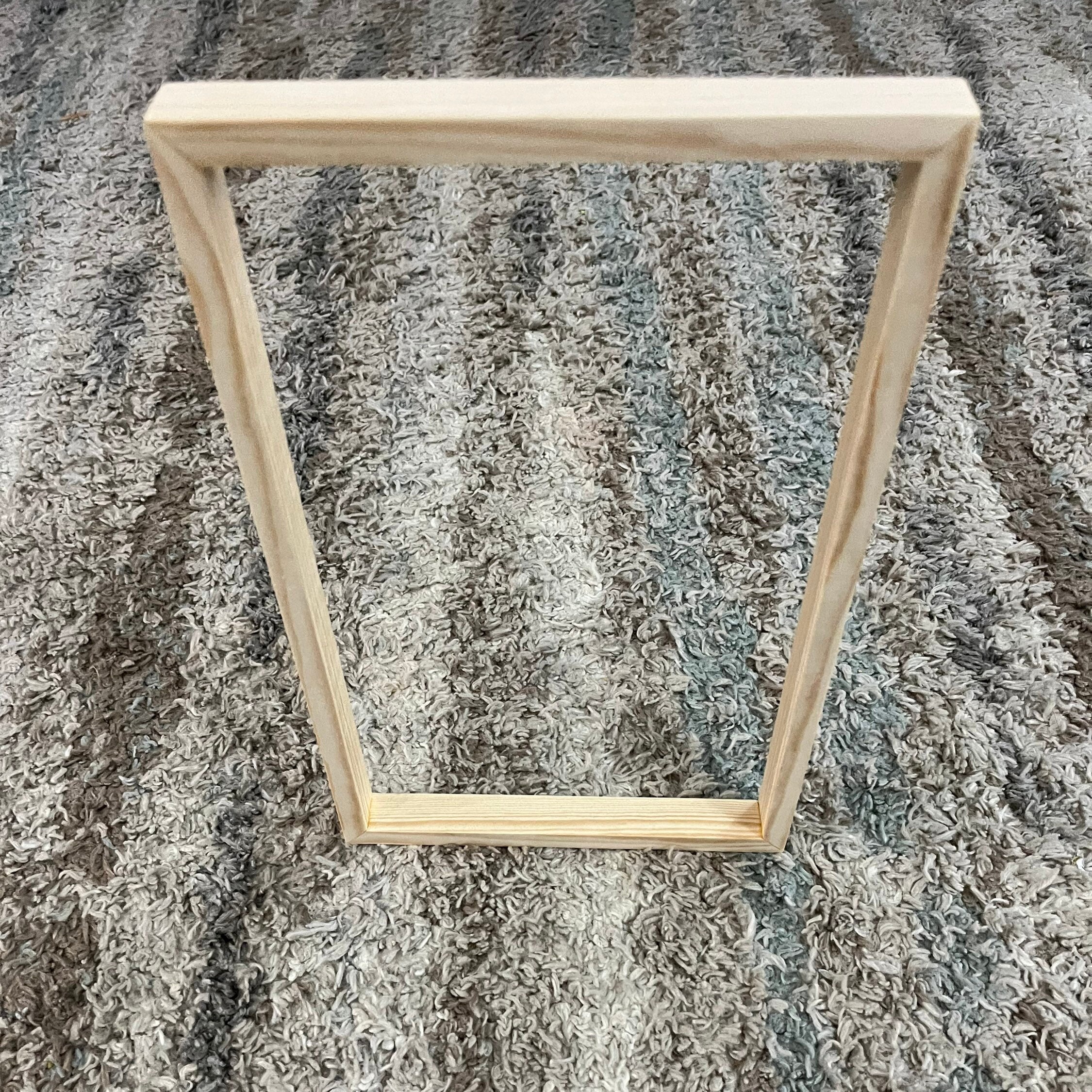 Unfinished Pine Wood Craft Frames Paintable and Stainable - Etsy