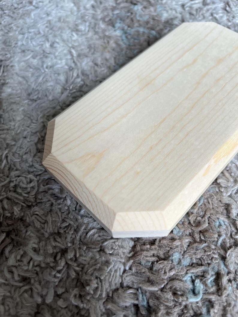 Unfinished Wood Plaque, Cutoff Corner, Decorative Edge, Craft DIY - Etsy