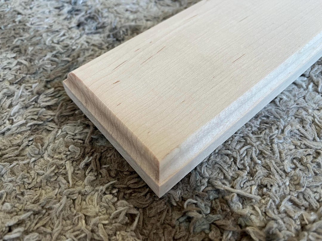 Unfinished Maple Wood Beveled Plaques 3.5", 5.5", 7.5" X 6-15” Wide 3 ...