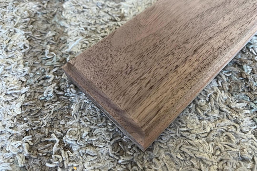 Unfinished Walnut Wood Beveled Plaques 3.5", 5.5", 7.5" X 6-15” Wide 3 ...