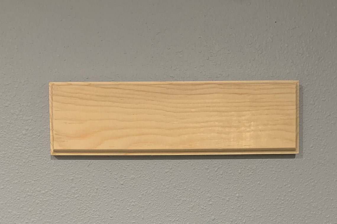 Unfinished Wood Beveled Plaques 3.5 X 6-22 Wide 3/4in - Etsy