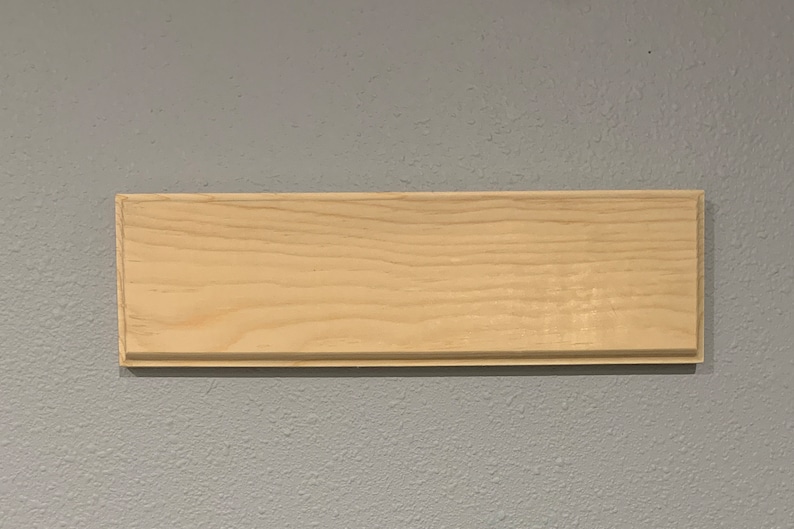 Unfinished Wood Beveled Plaques 3.5" X 6-22” Wide 3/4in Thick / Pine ...
