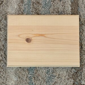 Unfinished Wood Beveled Plaques 7.5 X 8-22 Wide 3/4in Thick / Pine Wood ...