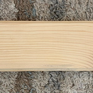 Unfinished Wood Beveled Plaques 3.5" X 6-22” Wide 3/4in Thick / Pine ...