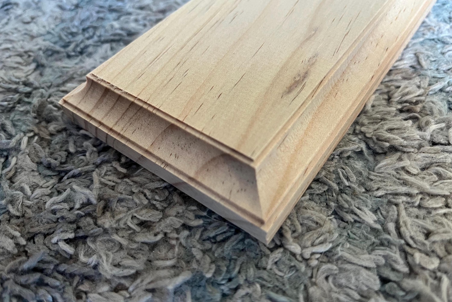 Unfinished Pine Wood Plaques W/ Classic Cove Edge 3.5", 5.5", 7.5" X 6 ...