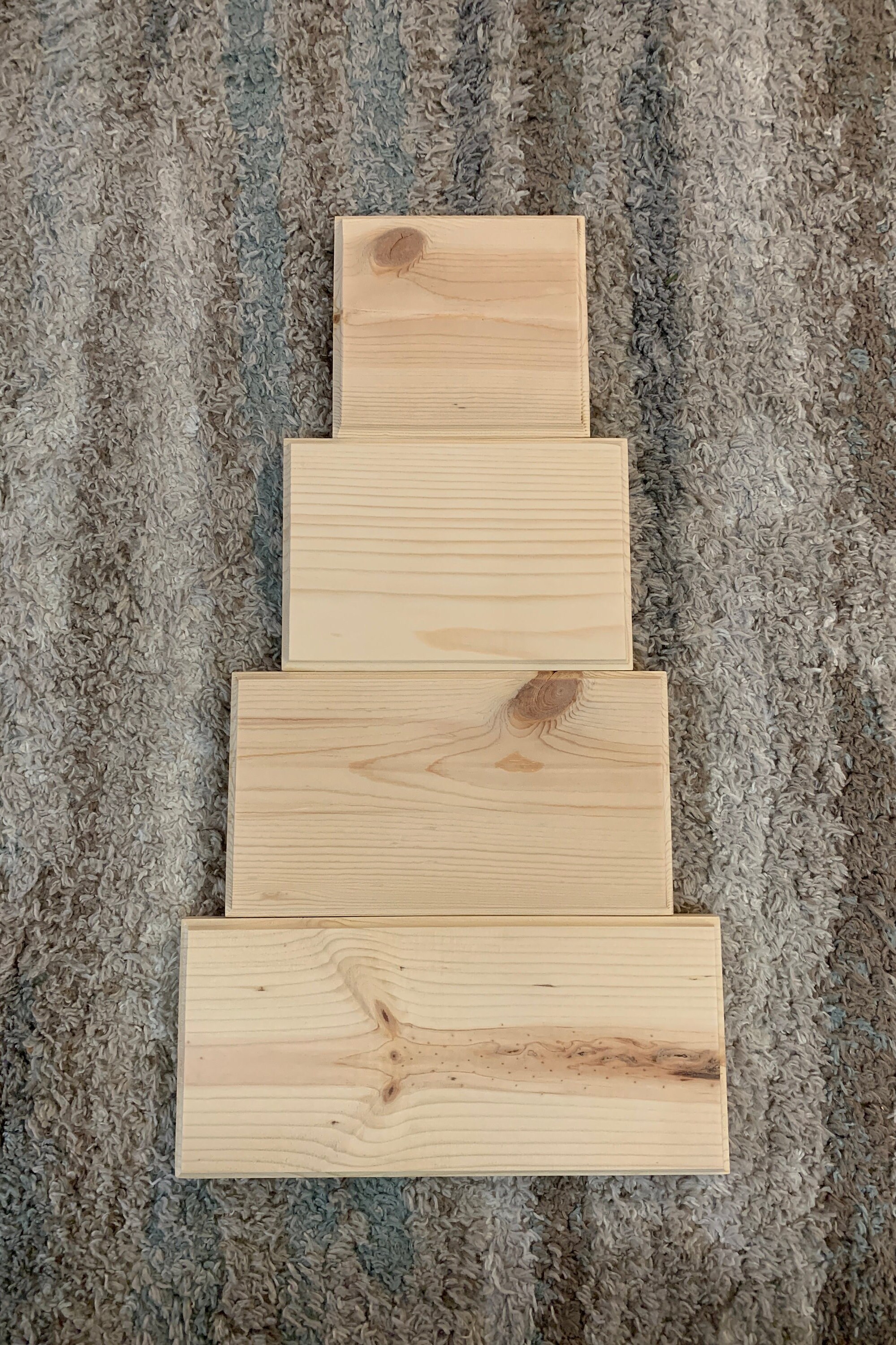 Unfinished Beveled Wood Plaques 5.5 X 628 Wide 3/4in Thick / DIY Pine ...