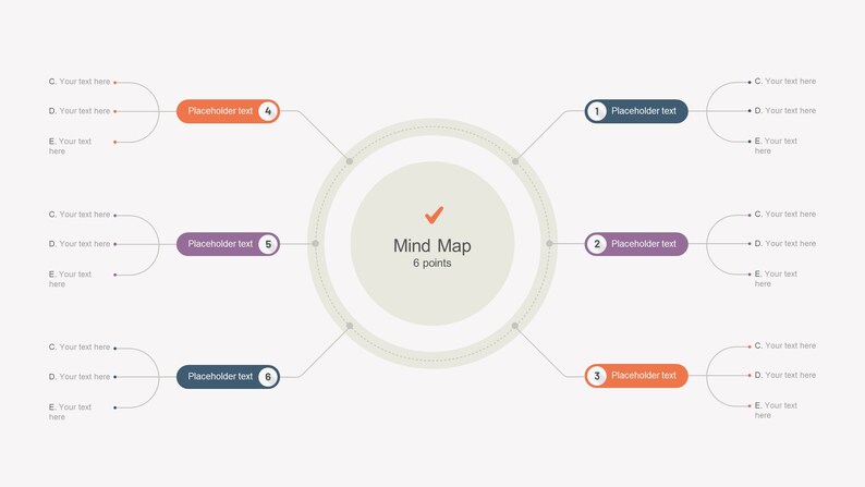 Mindmap Infographic Templates Diagrams for Powerpoint, Illustrator ...