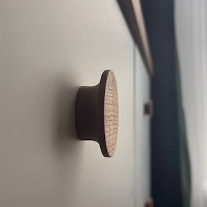 Round Wood Pull - Wood Drawer Pull - Knob Natural Wooden - Cabinet Drawer Wardrobe - Knobs for ...