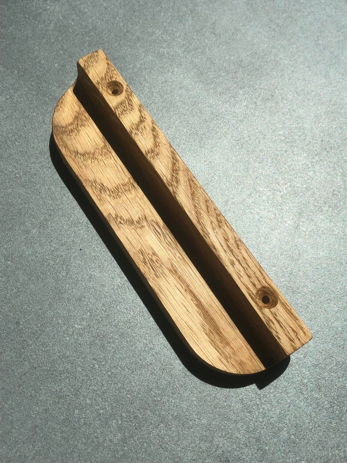 Set of 12 Line Wooden Handles 5 Long Solid Oak Cabinet - Etsy