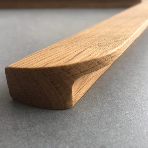Long Line Wooden Handles/solid Oak/long Minimalist Cabinet Pulls/wood ...