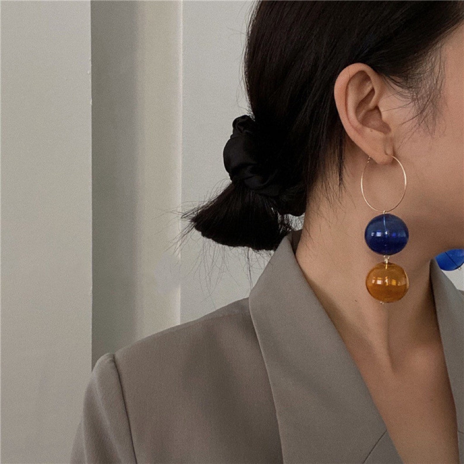 Minimalism Unique Bubble Earrings, Modern Earring,fashion Earring,gift ...